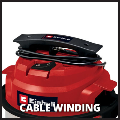 Einhell Wet And Dry Vacuum Cleaner 12L Stainless Steel 1250W With ...