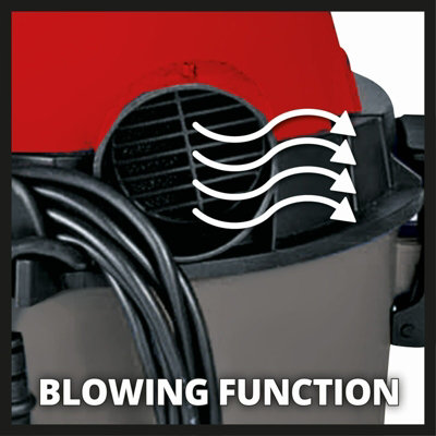 Einhell Wet And Dry Vacuum Cleaner 15L Corded Electric 1250W With ...
