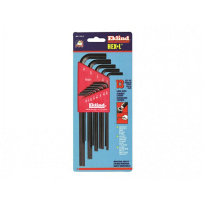 Eklind Rek10213 Imperial Long Handle Hex L-key Set, 13 Piece Multi ...