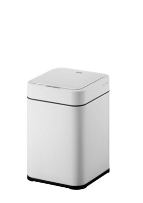 EKO Echo Rechargeable Sensor Bin White | DIY at B&Q