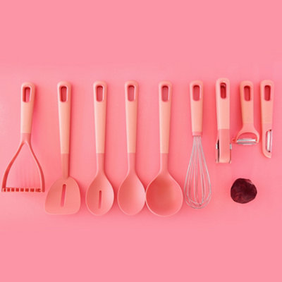 eKu Set 9 Kitchen Utensils Set Red