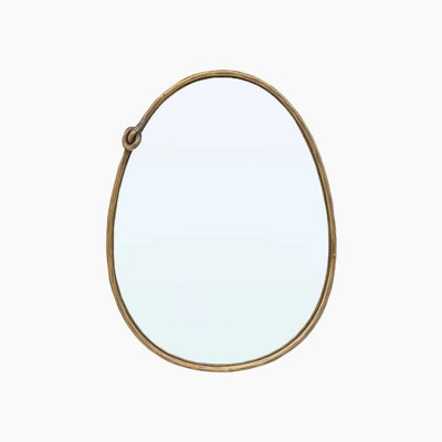 Elan Decorative Mirror Set - Iron - Gold