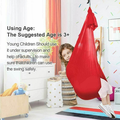 Elastic Children Kids Hammock Yoga Therapy Kids Autism ADHD Sensory ...