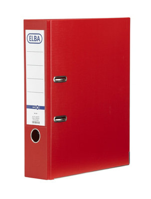 Elba 100202218 A4 Board Lever Arch File - Red