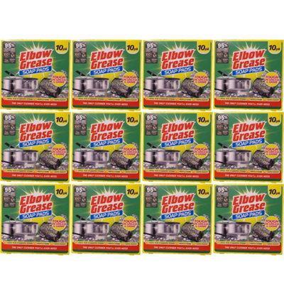 Elbow Grease Soap Pads 10 Pads In Pack x 12
