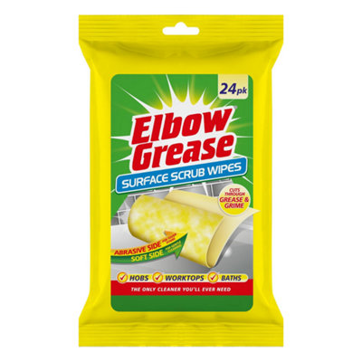 Elbow Grease Surface Scrub Cleaning Wipes 24 Pack