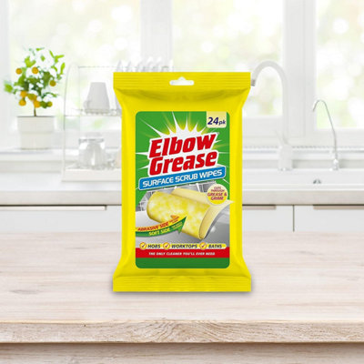Elbow Grease Surface Scrub Cleaning Wipes 24 Pack