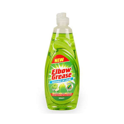 Elbow Grease Washing Up Apple Fresh Liquid 600ml | DIY at B&Q