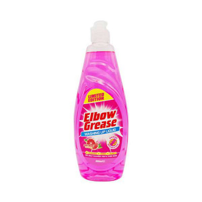 Elbow Grease Washing Up Liquid Pink Blush 600ml - Pack of 12