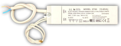 ELD ET60FLY Electronic Low Voltage SELV Lighting Transformer 12V AC ...