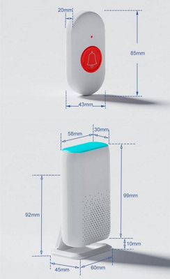 Elderly friendly emergency call device elderly care bell charging ...