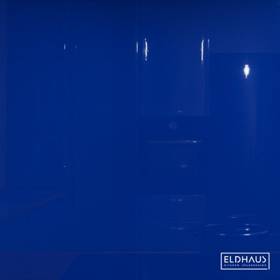 Eldhaus Dark Blue Kitchen Splashback