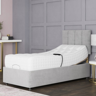 ELECTRIC ADJUSTABLE BED WITH HEADBOARD AND POCKET MATTRESS