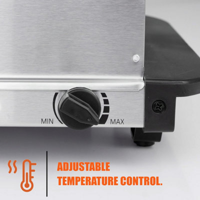 ELECTRIC BUFFET FOOD WARMER SERVER 4 TRAY HOT PLATE WITH ADJUSTABLE ...