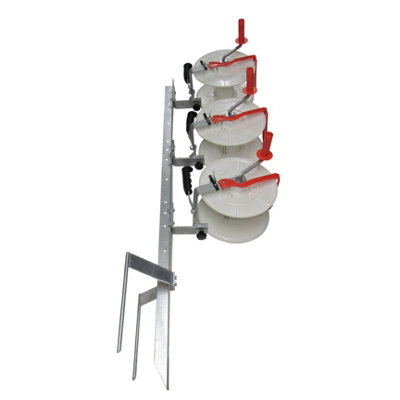 Electric Fence Corner Mounting Post 1.2M & 3x Geared Reels