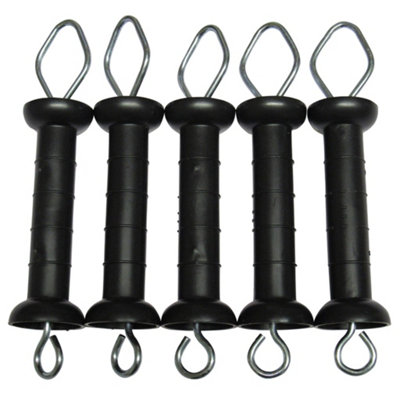 Electric Fence Gate Handle Insulators X5 (Heavy Duty Fencing Spring ...