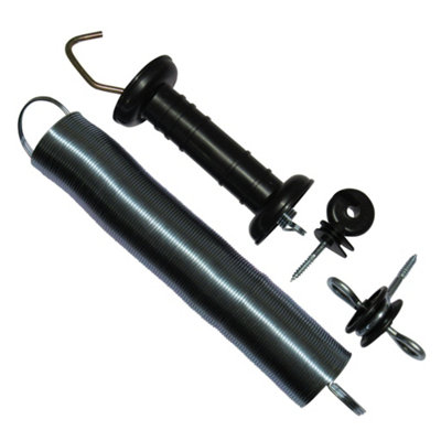 Electric Fence Spring Gate Kit X2 (Heavy Duty Coil Insulator Handle ...