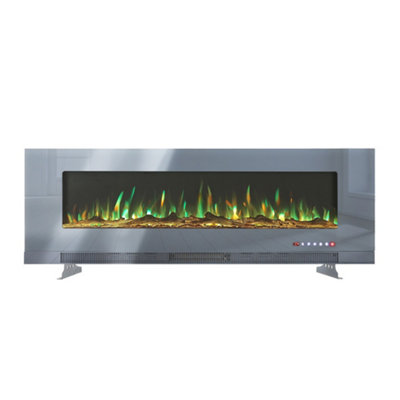 Electric Fire Wall Mounted Wall Inset or Freestanding Fireplace 12 ...
