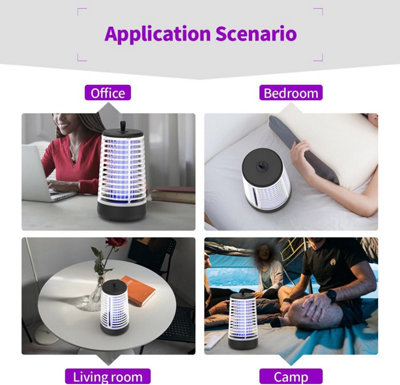 Electric Fly Zapper, USB Mosquito Killer Lamp, Fly Trap, Fruit Fly ...