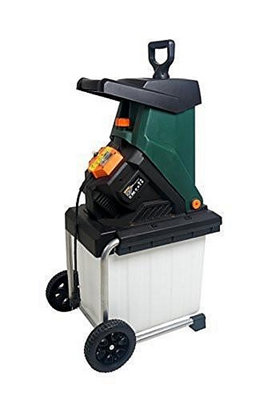 ELECTRIC GARDEN SHREDDER & WOOD CHIPPER 2500W, 40MM CUTTING WIDTH, 50L ...