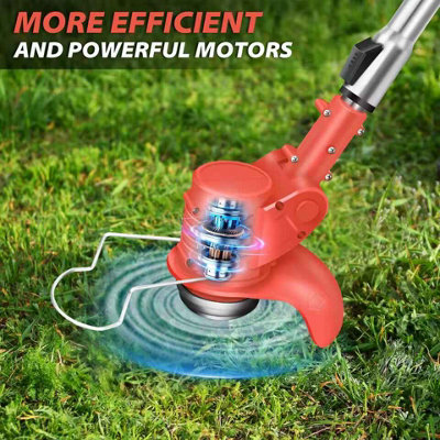 Electric Grass Trimmer Garden Lawn Heavy Duty Weed Strimmer Cutter with ...