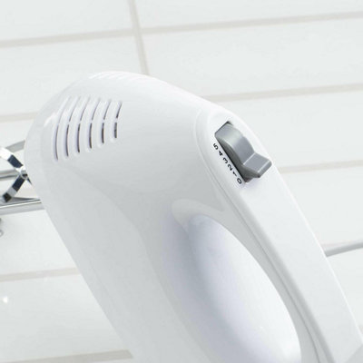 Electric Hand Mixer Whisk 5 Speed 2 Stainless Steel Whisks Ideal For ...