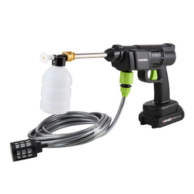 Electric Handheld Cordless Pressure Washer Cleaner with 1 Battery in ...