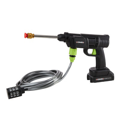 Electric Handheld Cordless Pressure Washer Cleaner with 2 Batteries in ...