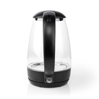 Electric Kettle, 1.7L Cordless Glass Jug with Blue LED Illumination ...