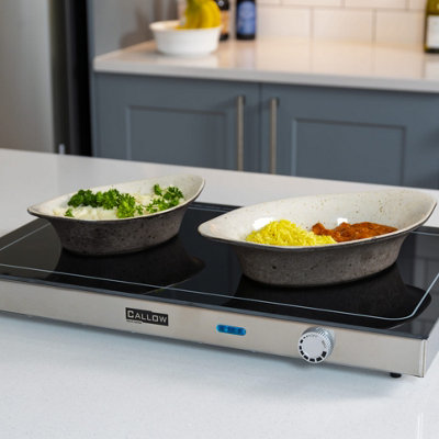 Electric Plate Warmer & Food Heater, Keep Meals Warm, Ideal for Dinner ...