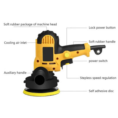 Electric Polisher Buffer Sander Car Polishing Machine 5, 7 Buffing ...