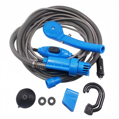 Electric Portable Camping Shower 12V Outdoor Portable Vehicle Mounted ...