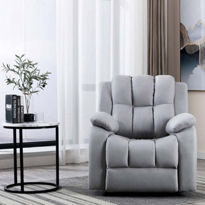 Electric Powered Recliner Chair With USB Charger And Pocket Storage In ...