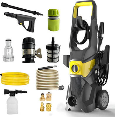 ELECTRIC PRESSURE WASHER HIGH POWER JET WASHER PATIO CAR CLEANER PORTABLE