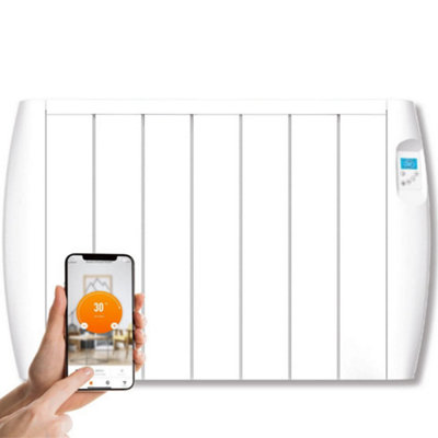 Electric Radiator 2000W (2kW): Ceramic Panel Portable & Wall Mountable ...