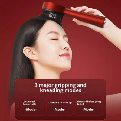 Electric Red Light Scalp Massager Comb - Boost Hair Growth & Scalp Health