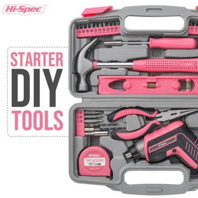 Electric Screwdriver Tool Kit Bit Set, 35 Pc 3.6V USB Hi-Spec