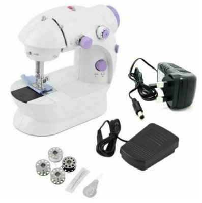 Electric Sewing Machine Multi Function Portable Mini Desktop Tailor ...
