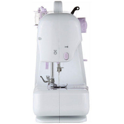 Electric Sewing Machine Multifunction 12 Stitches Portable Mini 2 Speed ...