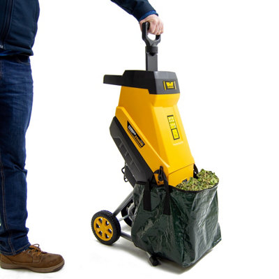 Electric Shredder Wolf Garden Silent Quiet Cutter 2500w with 45L ...