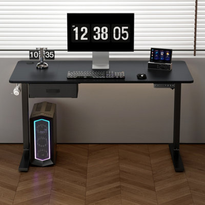 Electric Standing Desk Sit Stand Desk Height Adjustable Home Office ...