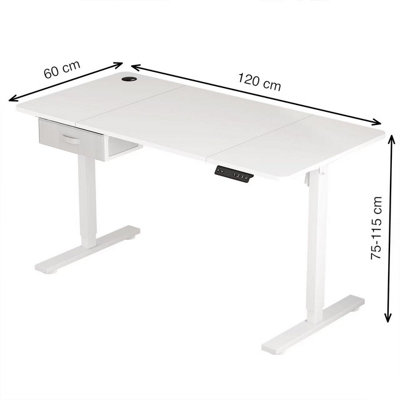 Electric Standing Desk Sit Stand Desk Height Adjustable Home Office ...