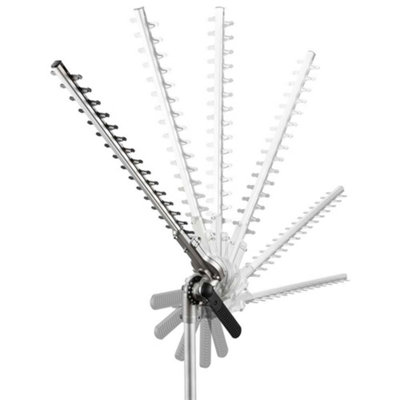 Electric Telescopic Extendable Hedge Trimmer with 2.5m Reach, Shoulder ...