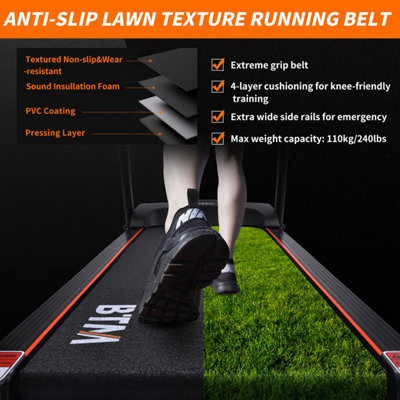 Electric Treadmill Folding Motorized Runing Jogging Walking Machine for ...