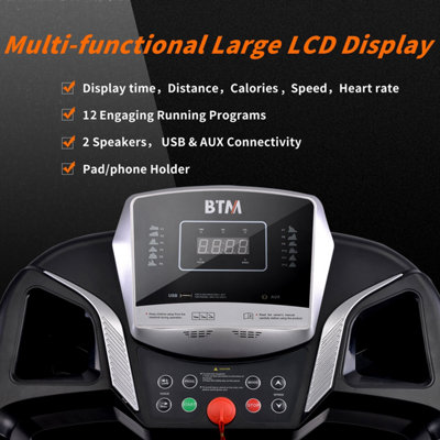 Electric Treadmill Folding Motorized Runing Jogging Walking Machine for ...