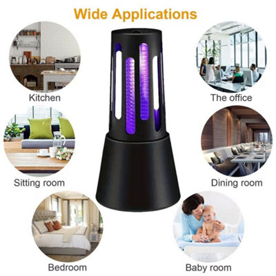 Electric UV Bug Zapper Lamp - Mosquito & Fly Killer (Indoor/Outdoor)