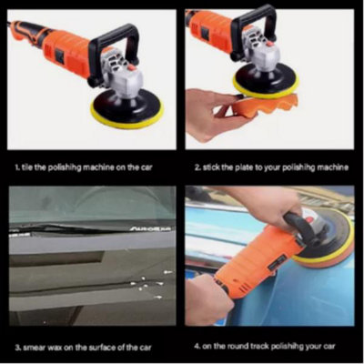 Electric vehicle polishing machine 1580W variable speed sanding machine ...