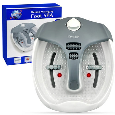 Electric Vibrating Wet Bath Foot Spa Infrared Massager Pedicure Footspa ...
