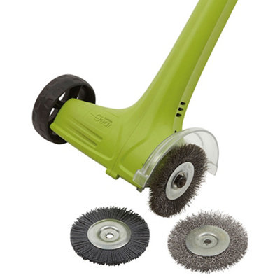Electric Weed Sweeper Clears Drives Patios and Paving of Weeds Moss and ...