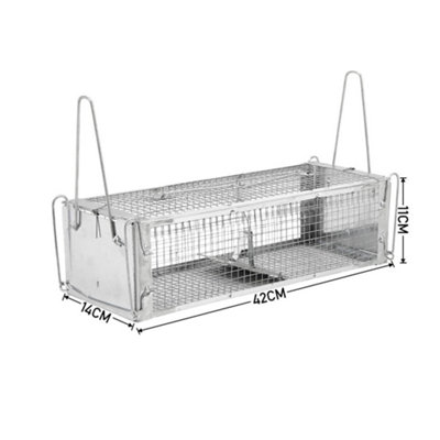 ELECTRO-GALVANIZED HUMANE MOUSE TRAP CAGE